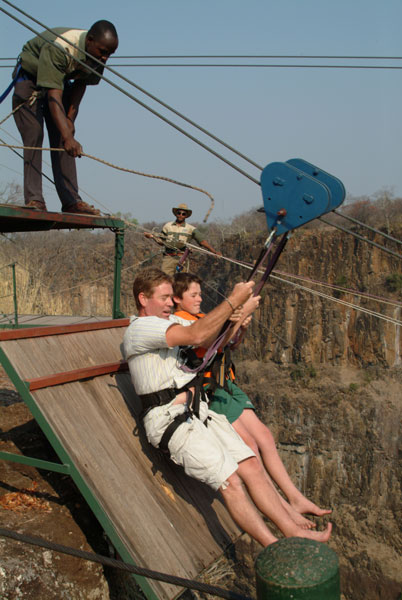 High Wire Activities in Victoria Falls - Bungee, Swing, Slide, Flying ...